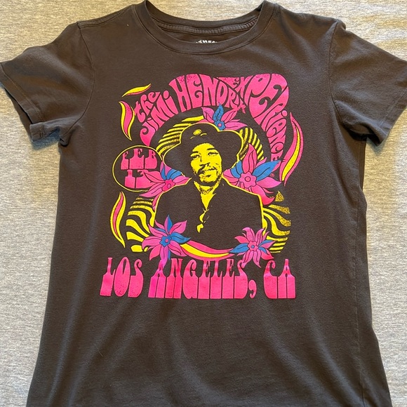 Authentic Hendrix | Tops | Jimi Hendrix Concert Tee | Poshmark